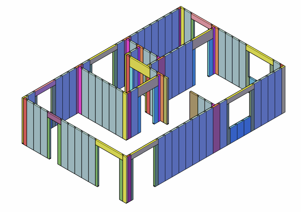 KLIK-KLIK™ Wall System from Cross-laminated Timber