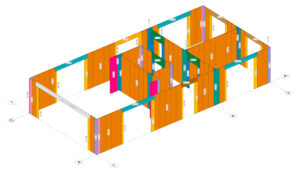 KLIK-KLIK™ Wall System from Cross-laminated Timber