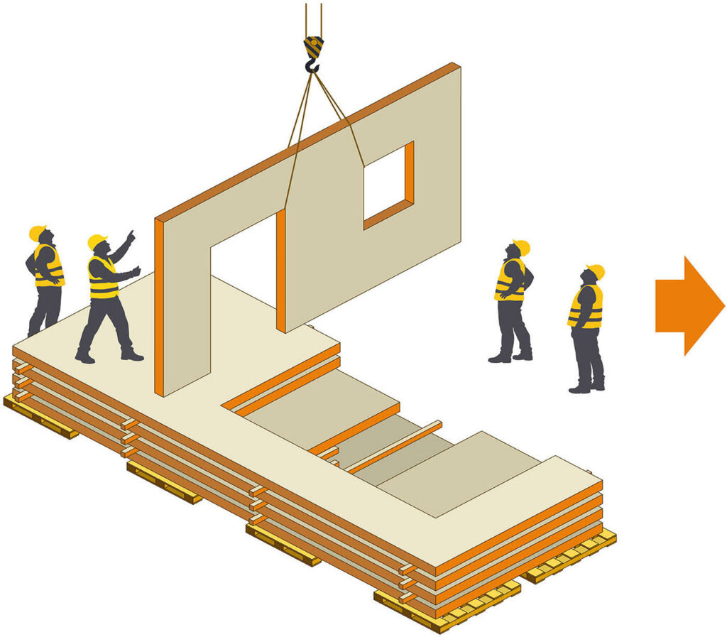 KLIK-KLIK™ Wall System from Cross-laminated Timber